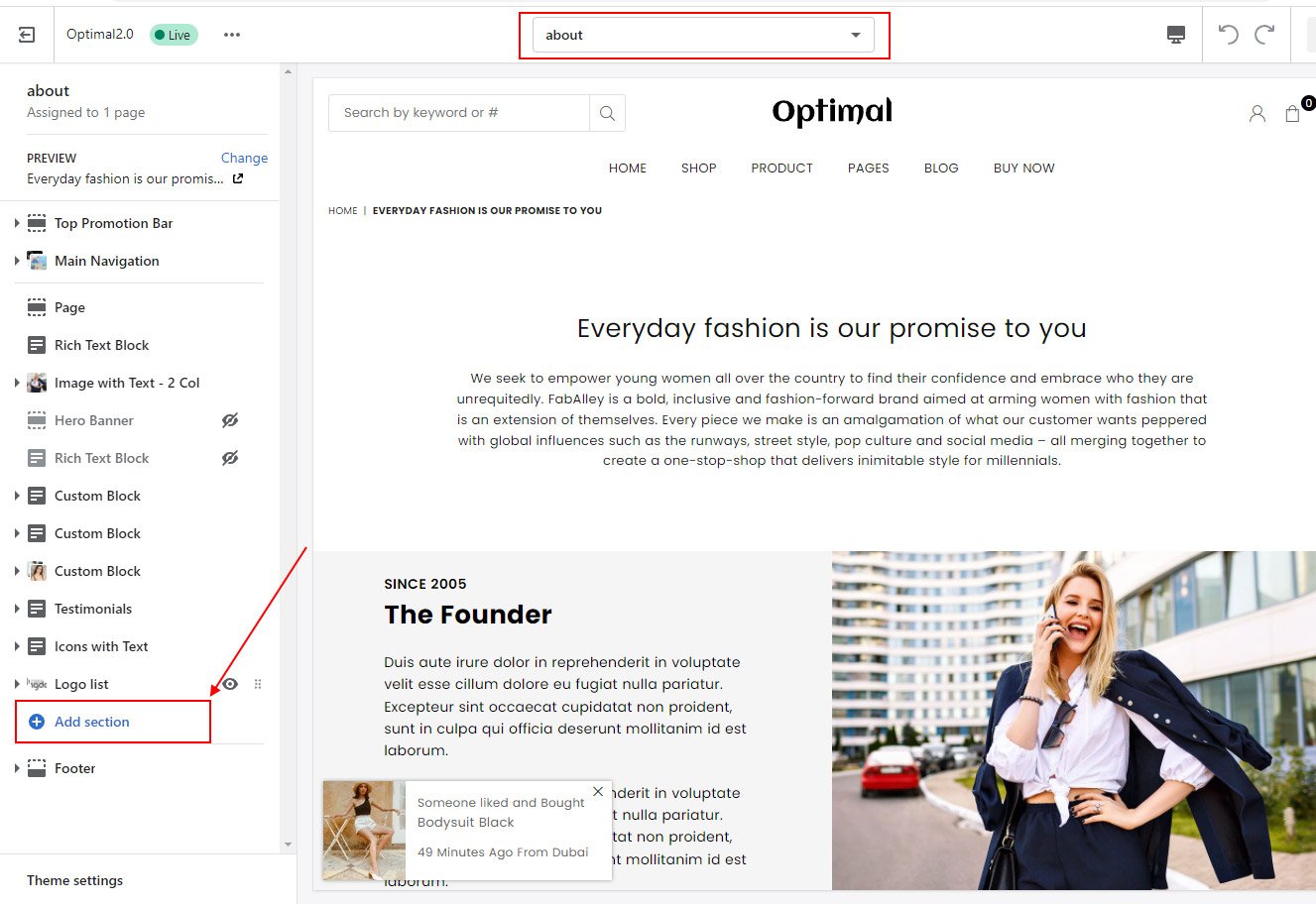 Optimal Multipurpose Shopify Theme Documentation - Comprehensive Guide